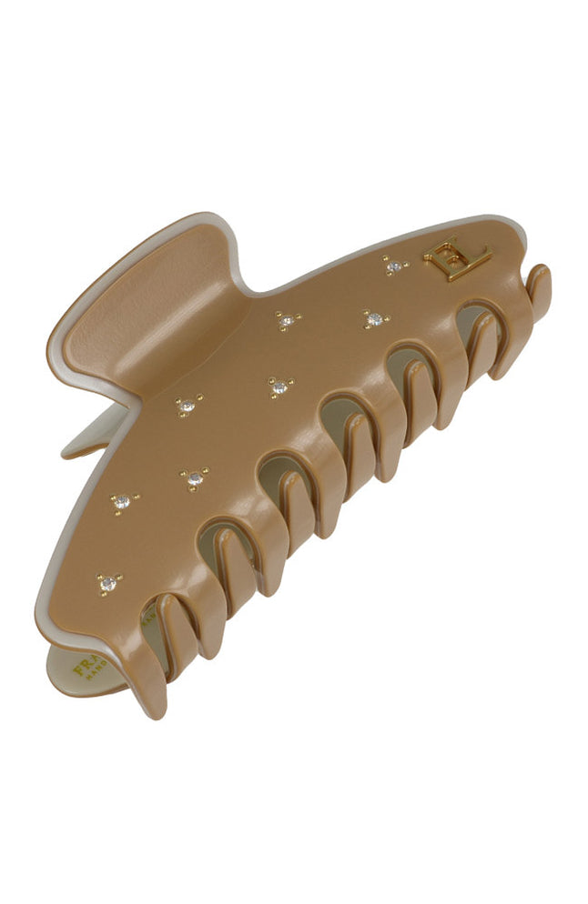 Golden Jumbo Claw Clip for Thick Hair | France Luxe