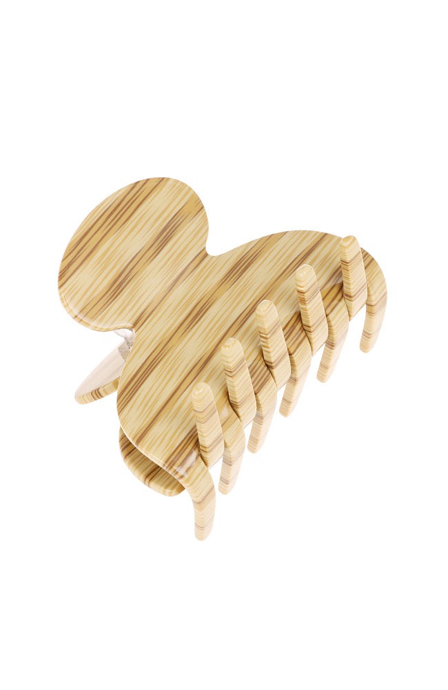 Small Hair Claw Clip, Bamboo wood grain | France Luxe