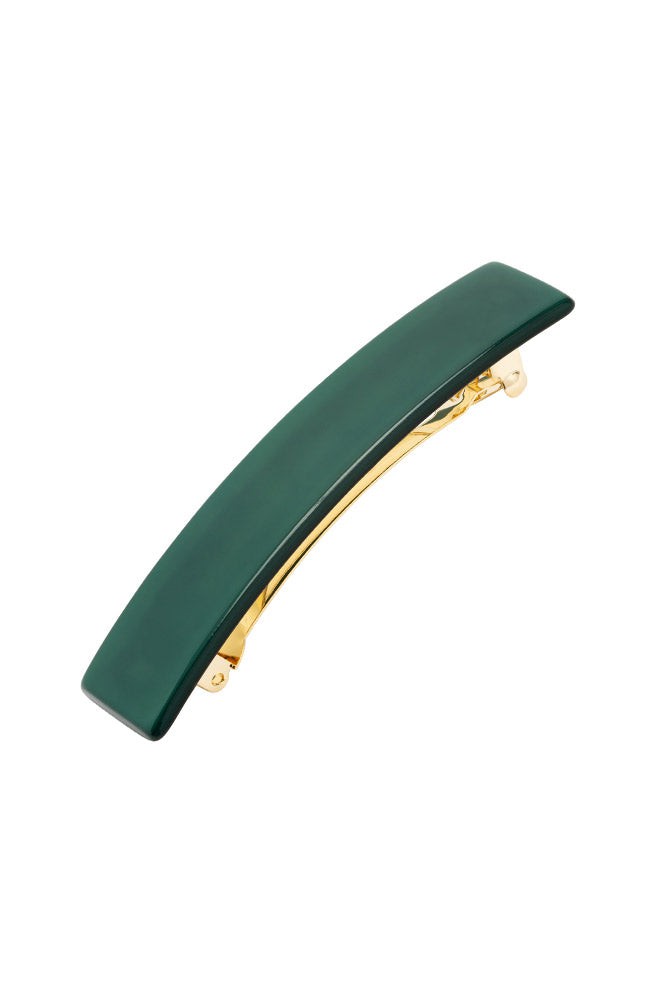 Classic Rectangle Barrette, Opale, Acetate | France Luxe