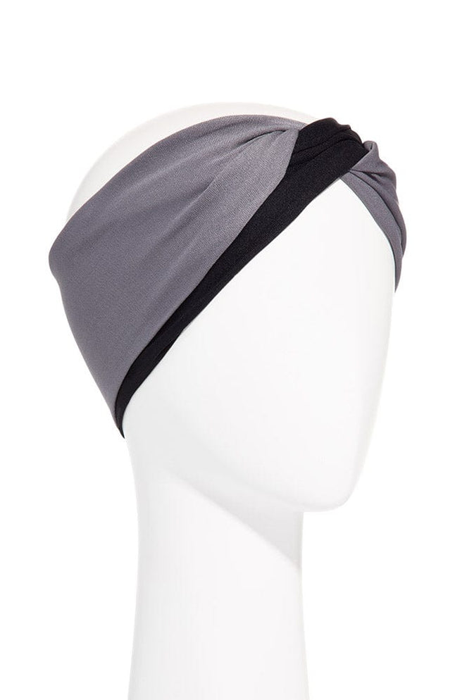 Color Block Italian Lycra Top-Knot Headwrap Bandeau | L. Erickson ...