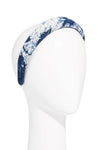 Delaney Wide Denim Headband, cottagecore style | L. Erickson — France Luxe