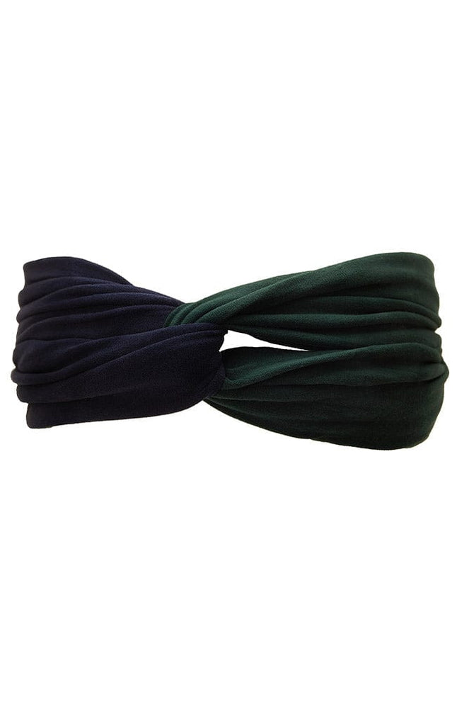 Color Block Italian Lycra Top-Knot Headwrap Bandeau | L. Erickson ...