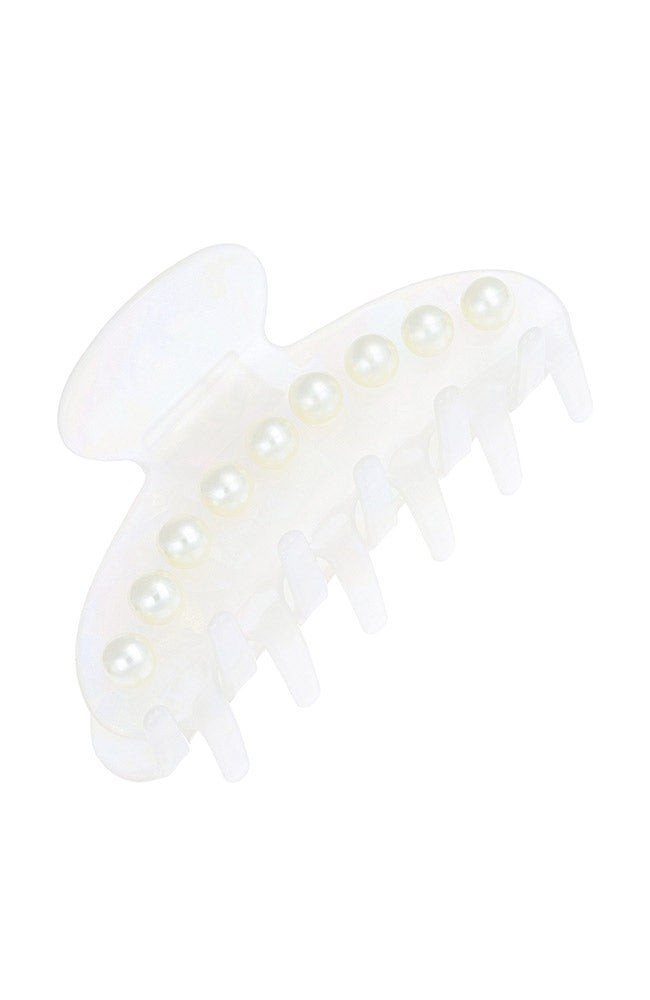 Ferne Jaw, Acetate & pearl hair clip | L. Erickson — France Luxe