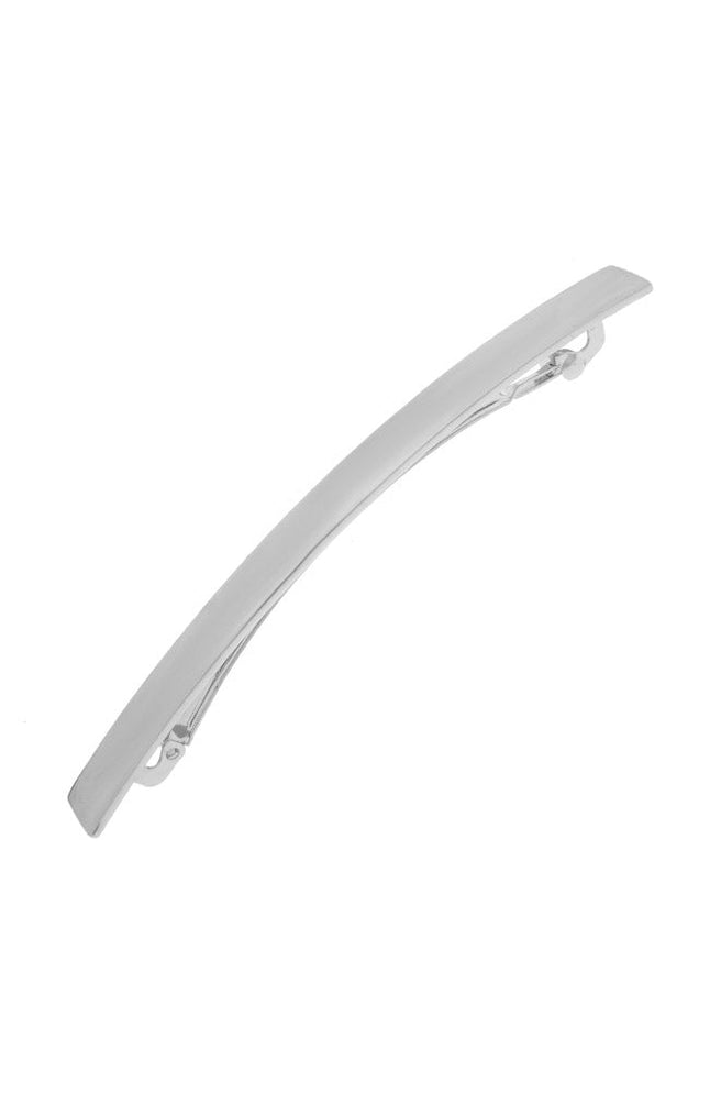 Brushed Metal Long and Skinny Barrette — France Luxe