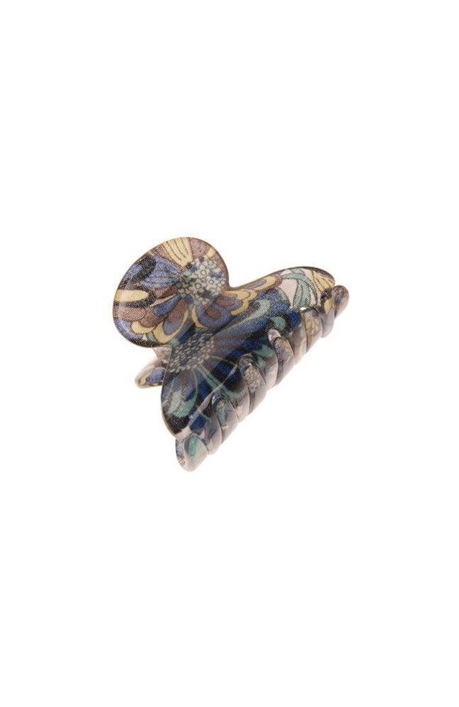Mini Couture Jaw Hair Clip, Splash Garden Multi Color | France Luxe