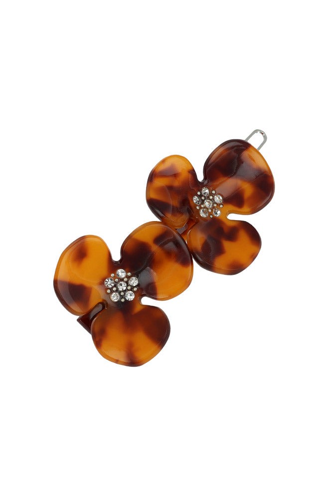 Flower hair clips for fine hair, Shelly Tige Boule, crystal ...