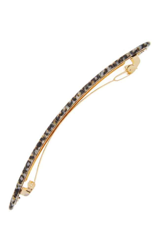 Scalloped Long and Skinny Barrette - Classic — France Luxe