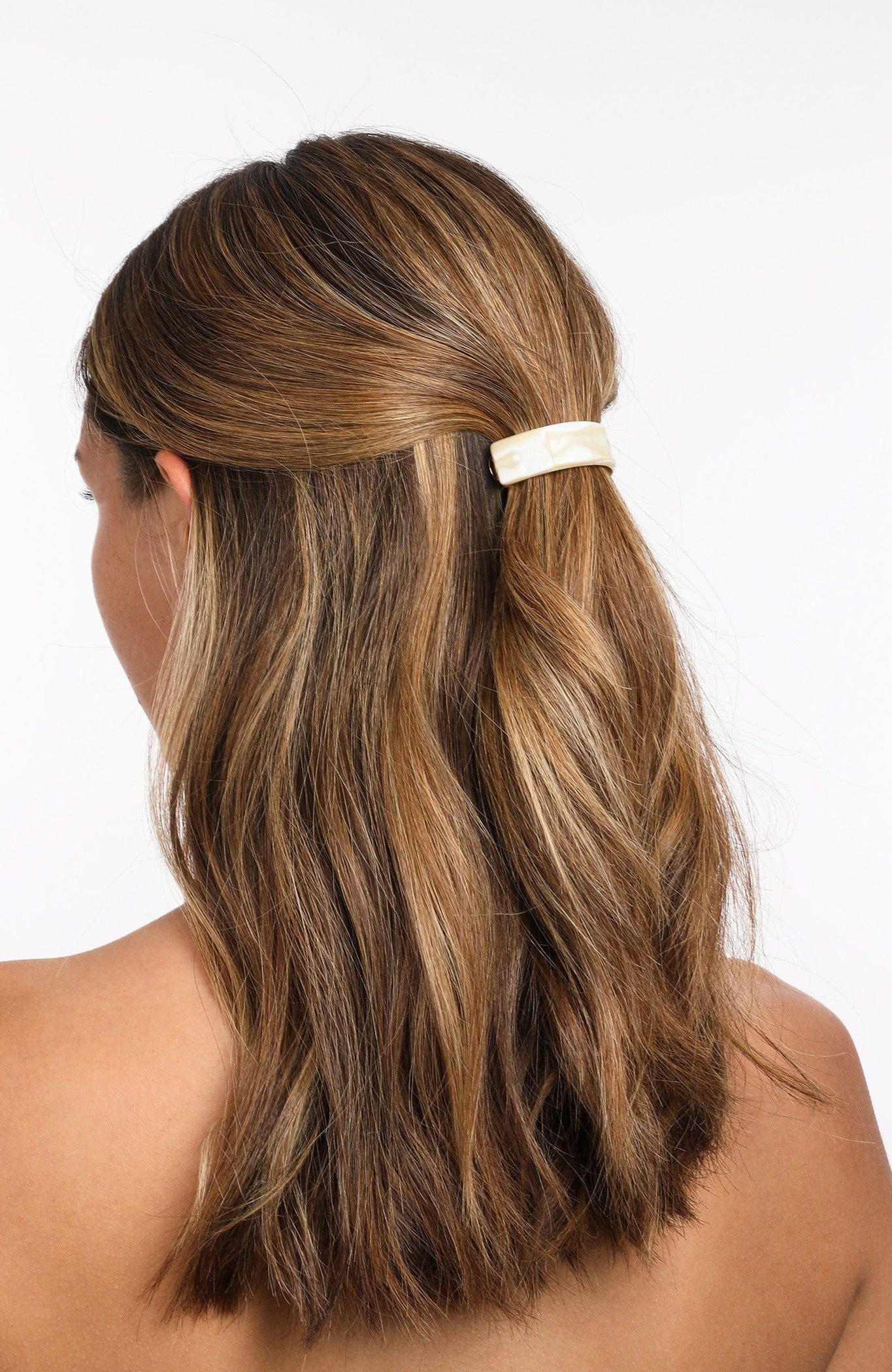 Skinny Rectangle Ponytail Barrette - Classic — France Luxe