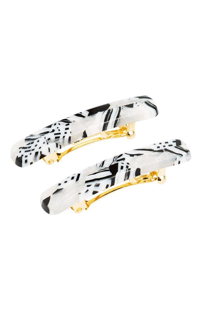 Rectangle Barrettes — France Luxe