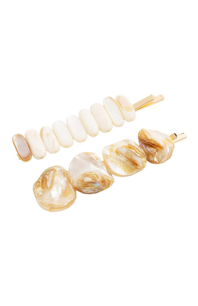 Nori Faux Shell Bobby Pin Set | L. Erickson — France Luxe