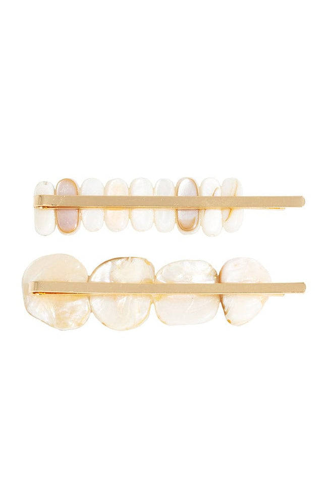 Nori Faux Shell Bobby Pin Set | L. Erickson — France Luxe