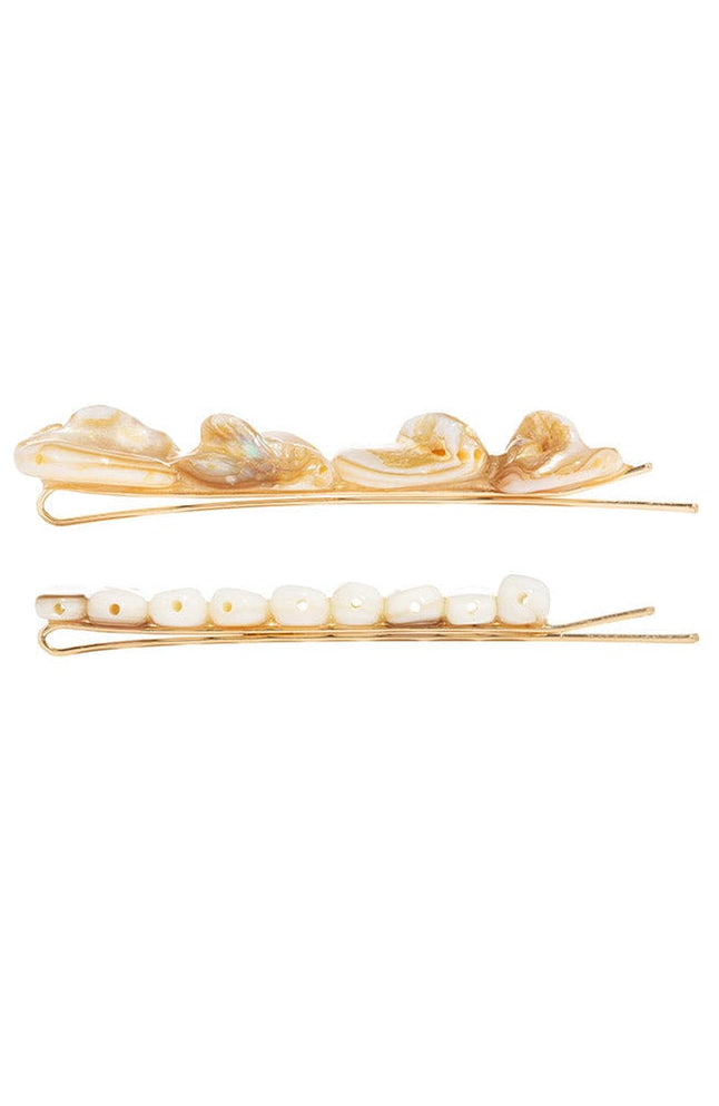 Nori Faux Shell Bobby Pin Set | L. Erickson — France Luxe
