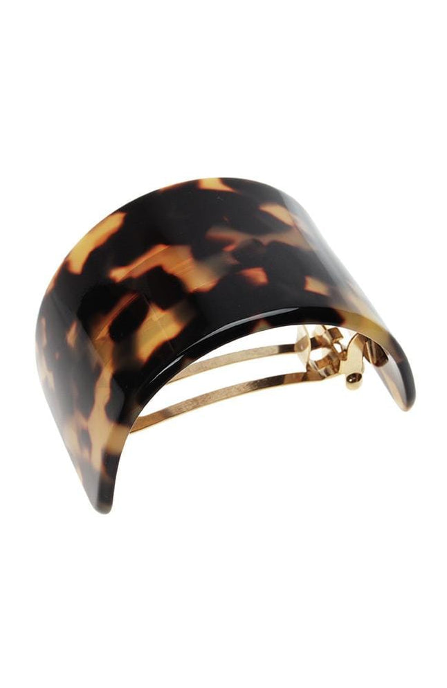 Wide Rectangle Ponytail Barrette - Classic — France Luxe